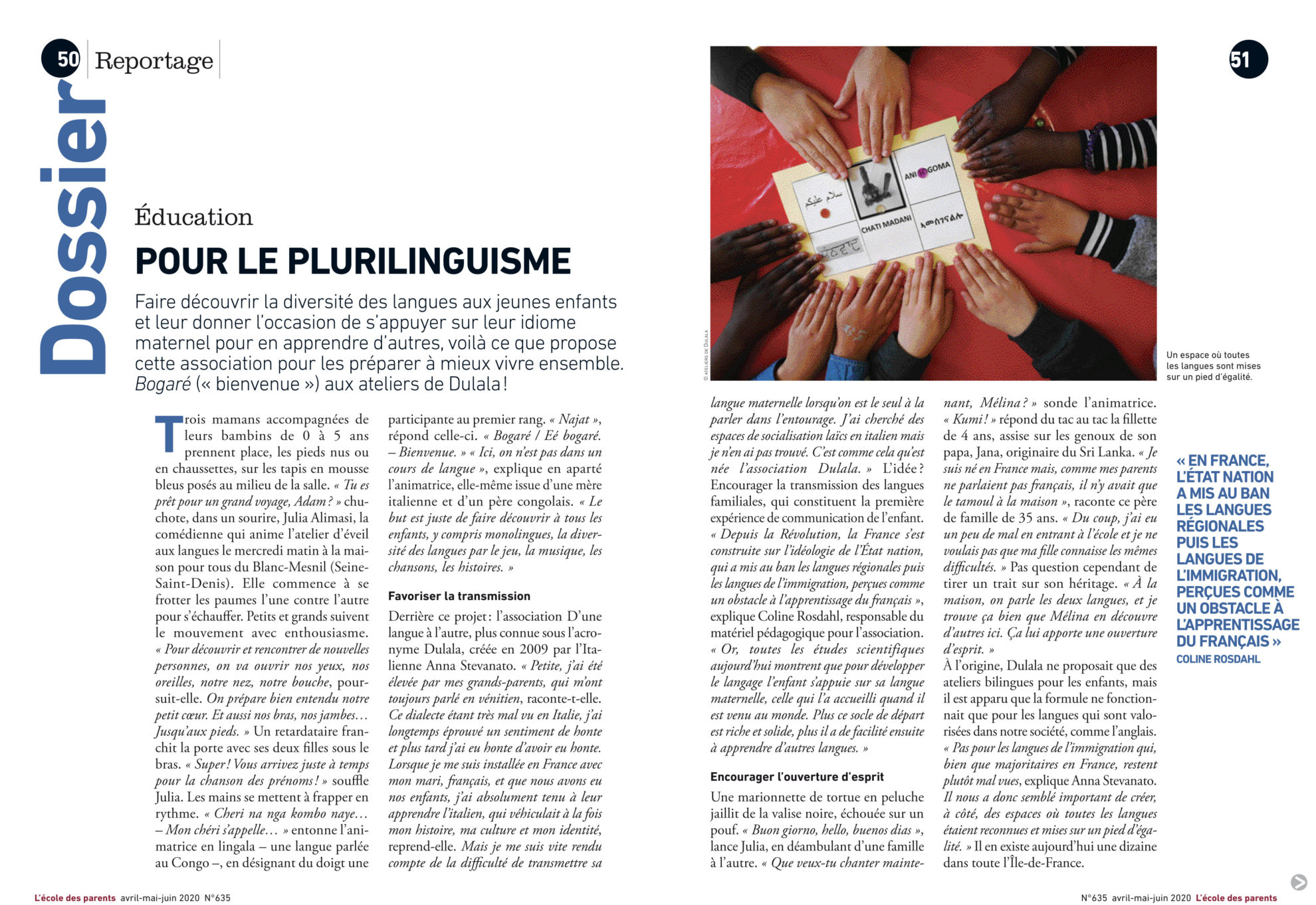 Pour le plurilinguisme – Elodie Chermann